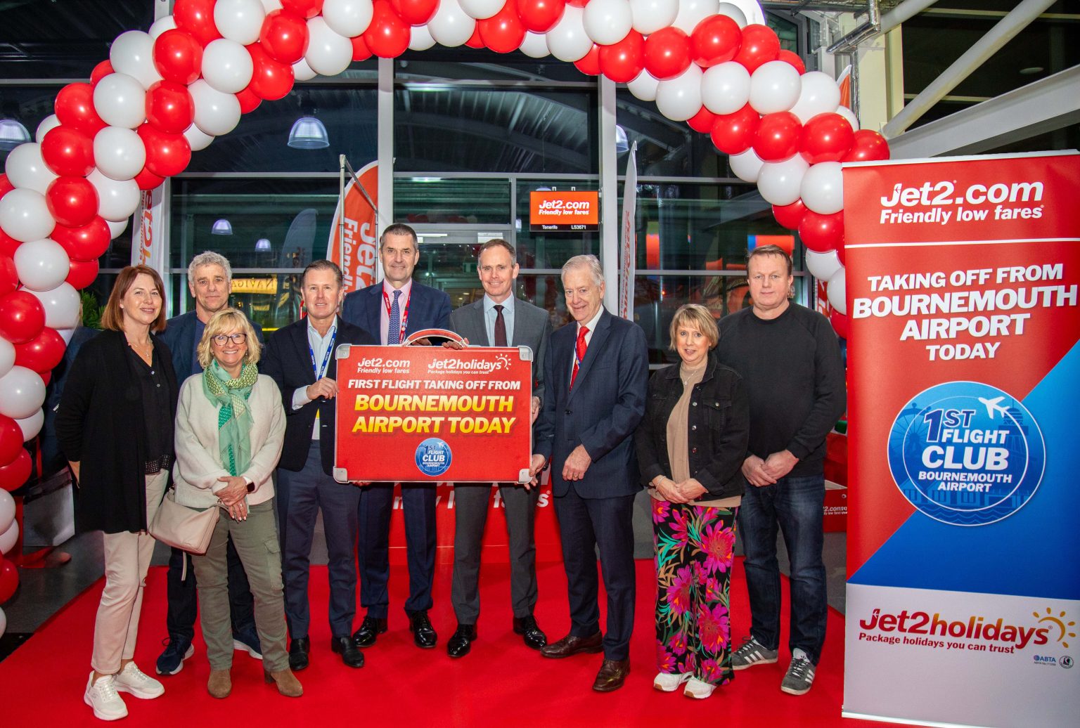 Jet2.com and Jet2holidays celebrate first flight from Bournemouth ...