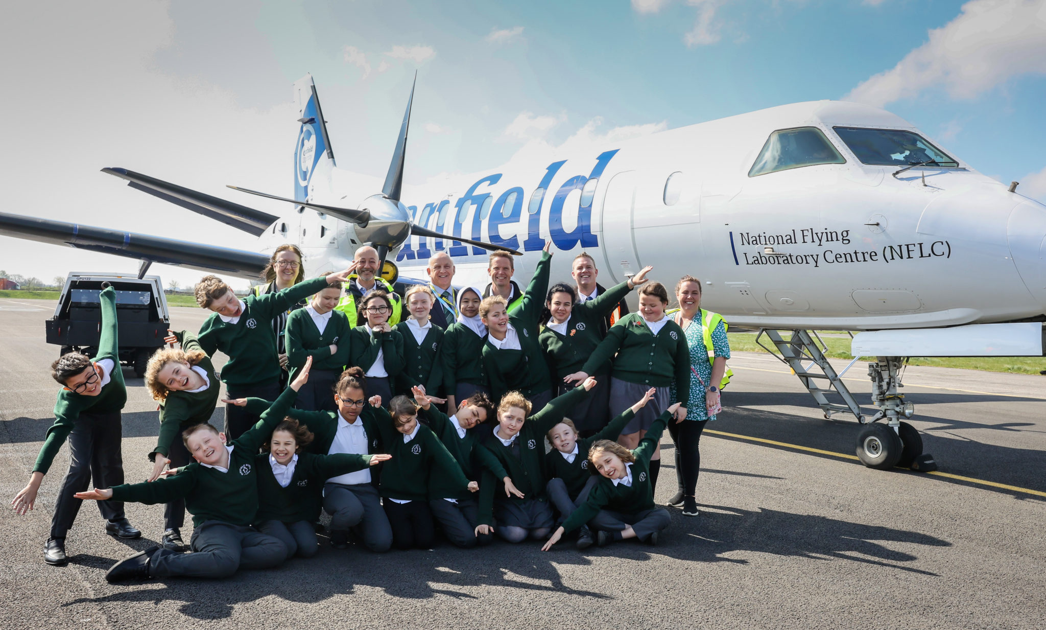 Students explore’ ‘flying classroom’ at Bournemouth Airport ...